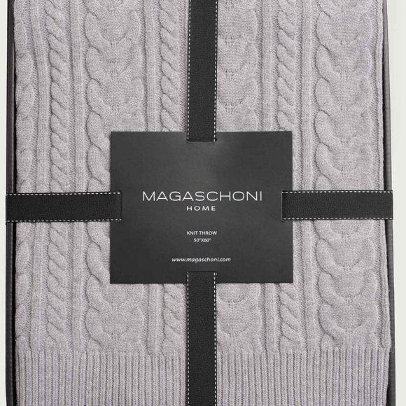 Magaschoni Home | Bedding | Magaschoni Super Soft Cable Knit Throw ...